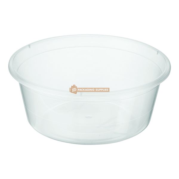 Plastic Clear Round Takeaway Container | Multiple Size Options